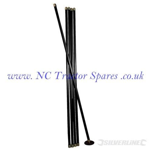 Expert Drain Rod Set 7pce 2m Silverline