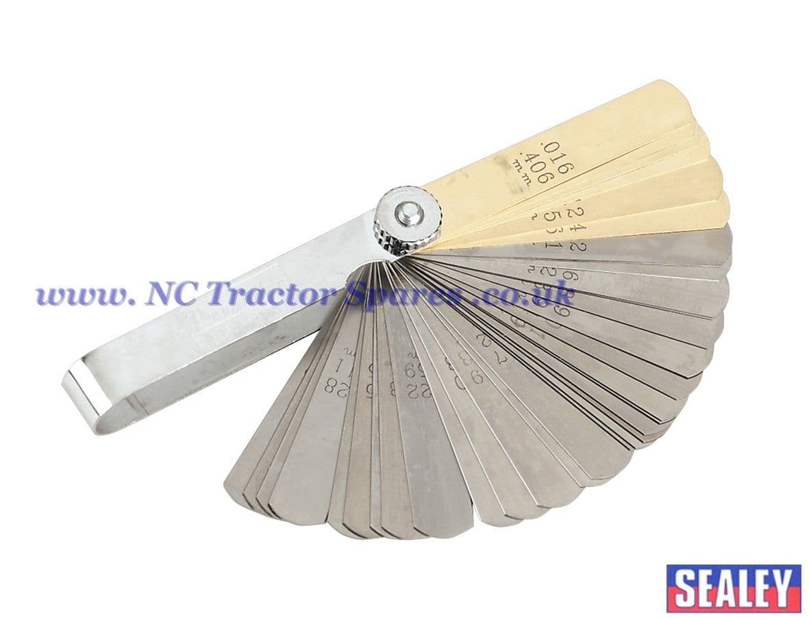 Feeler Gauge 36 Blade Combo Steel/Brass - Dual Marked