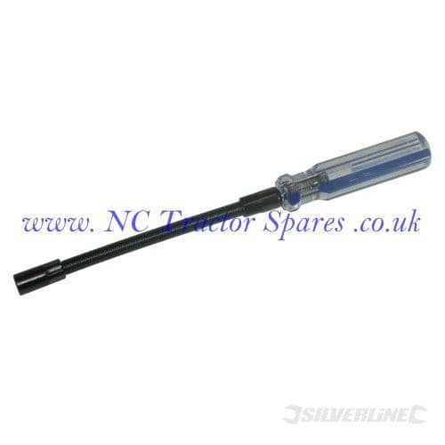 Flexible Shaft Hose Clip Driver 6mm Hex Silverline