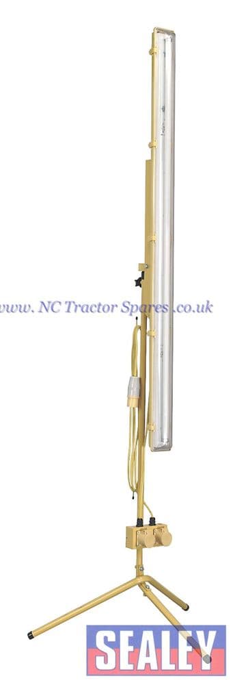 Fluorescent Tripod Light 1 x 58W/110V with Twin Power Take Off