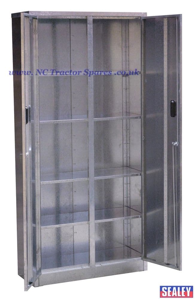 Galvanized Steel Floor Cabinet 5 Shelf