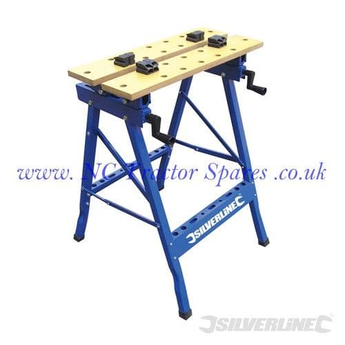 Heavy Duty Flip-Top Workbench 150kg Silverline
