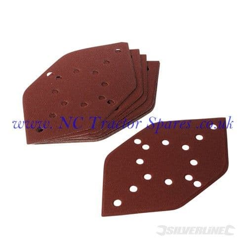 Hook & Loop Detailed Point Sanding Sheets 10pk 60 Grit Silverline