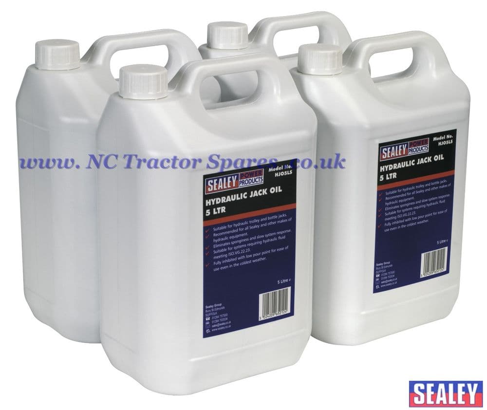 Hydraulic Jack Oil 5ltr Pack of 4
