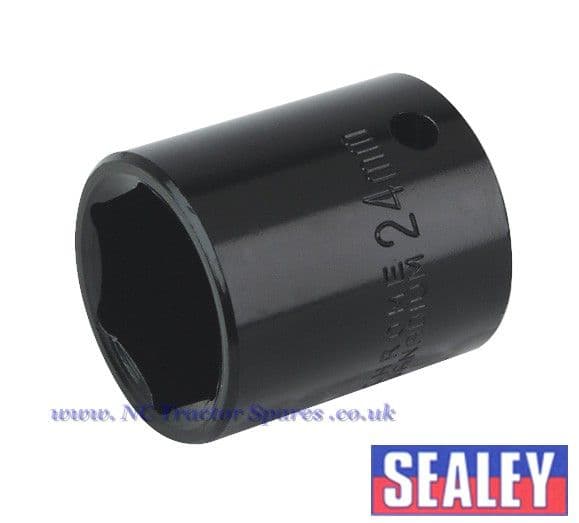 Impact Socket 24mm 1/2"Sq Drive