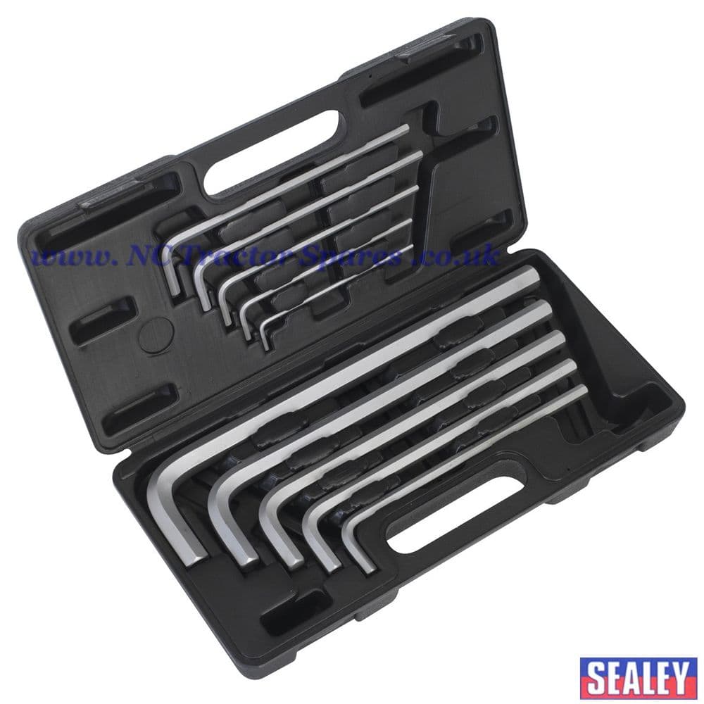 Jumbo Hex Key Set 10pc Extra-Long Metric