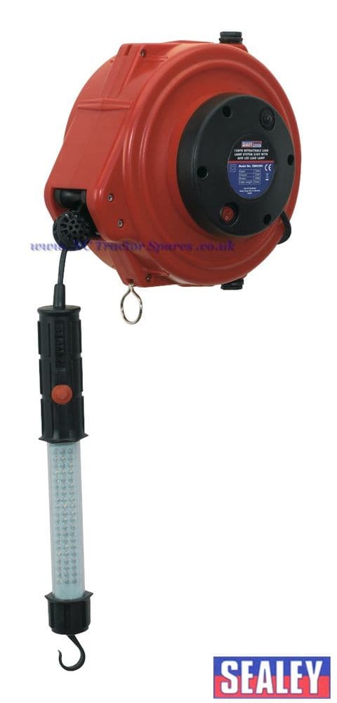 Lead Lamp System Retractable 15mtr 230V with 60 LED Lead Lamp