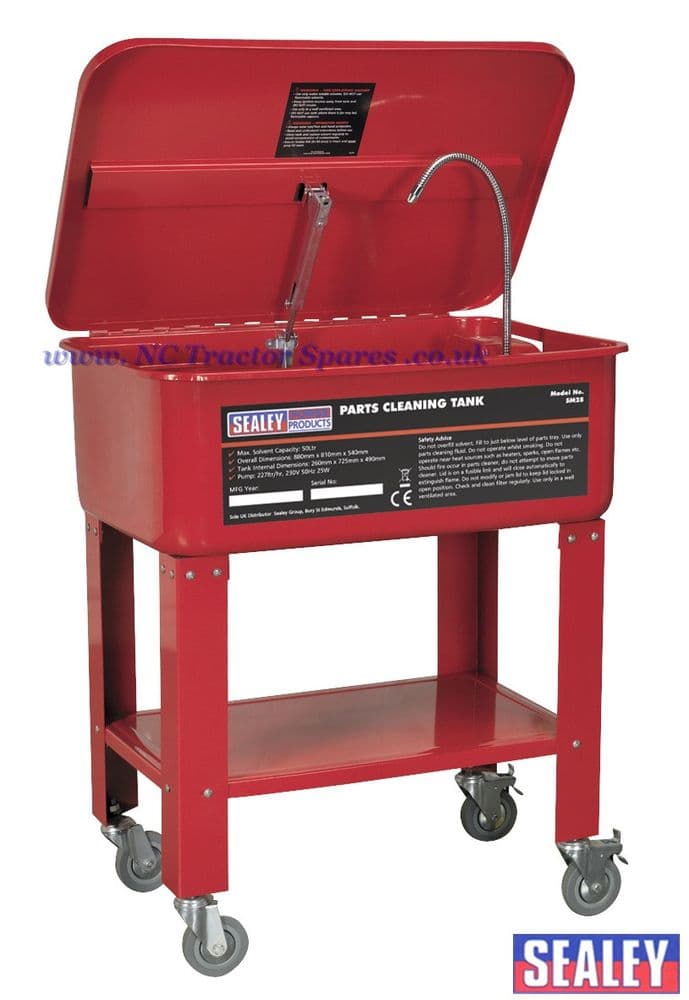 Mobile Parts Cleaning Tank 50ltr