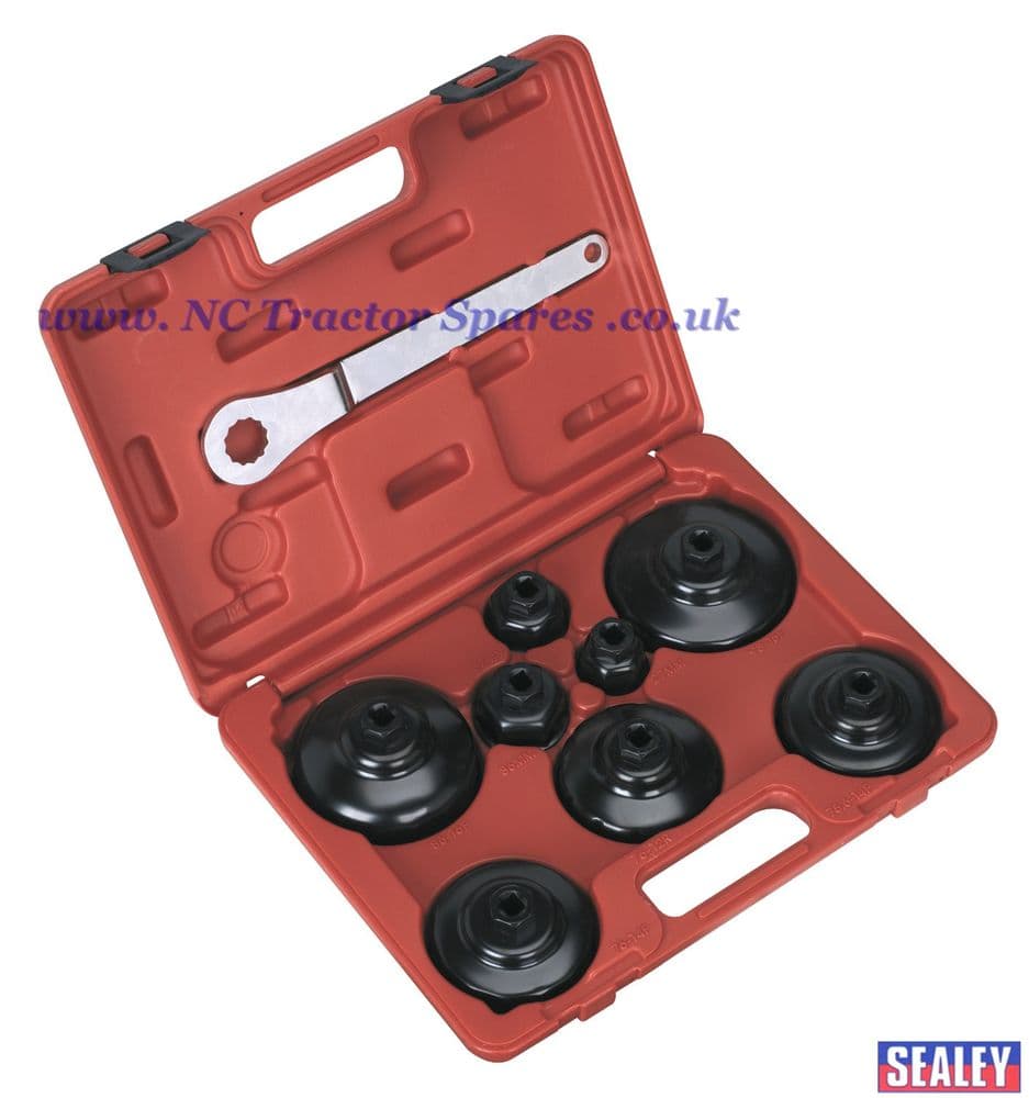 Paper Cartridge Type Oil Filter Cap Wrench Set 9pc