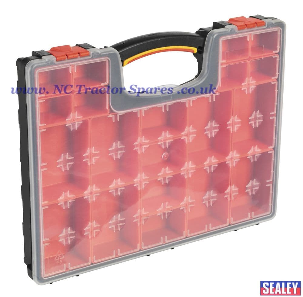 Parts Storage Case with 20 Removable Compartments