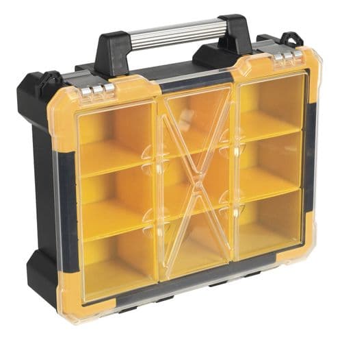 Parts Storage Case with 9 Removable Compartments