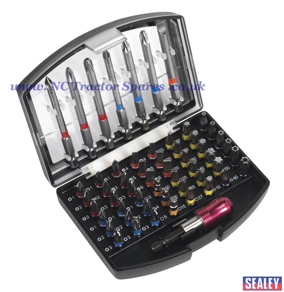 Power Tool Bit Set 56pc Colour Coded S2
