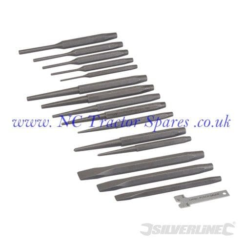 Punch & Chisel Set 16pce 16pce Silverline