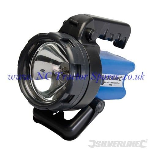 Rechargeable Torch 1 Million Candle Power 1 Million Silverline