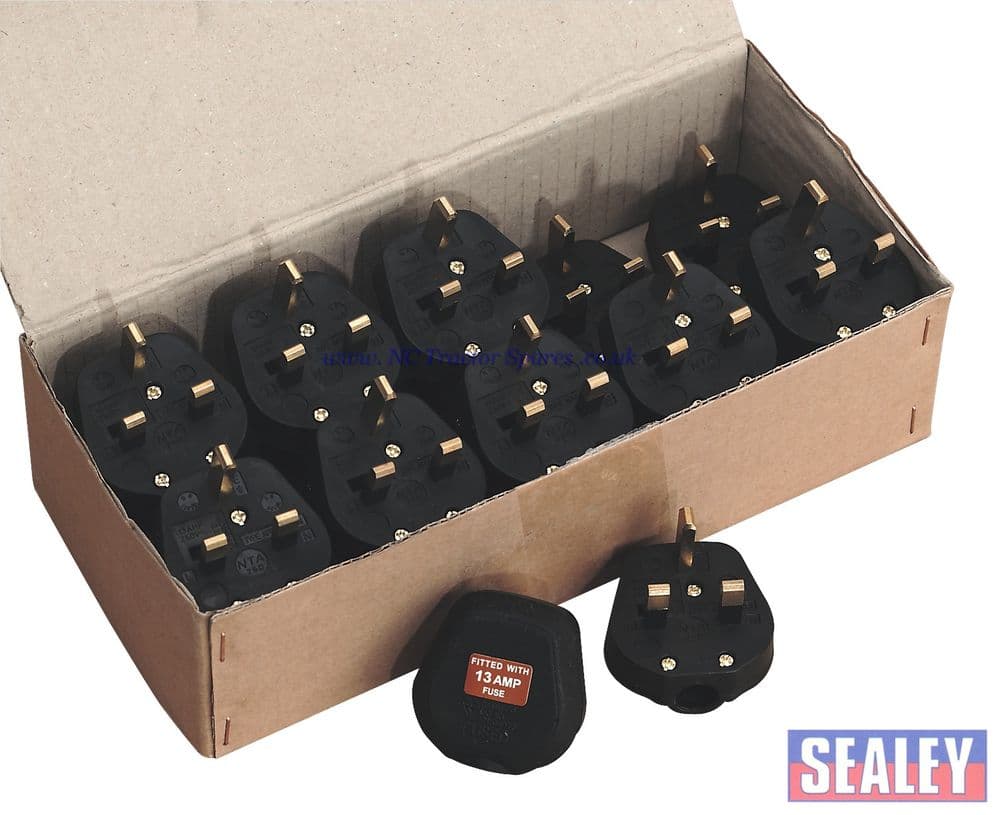 Resilient Plug 13Amp Heavy-Duty Pack of 20