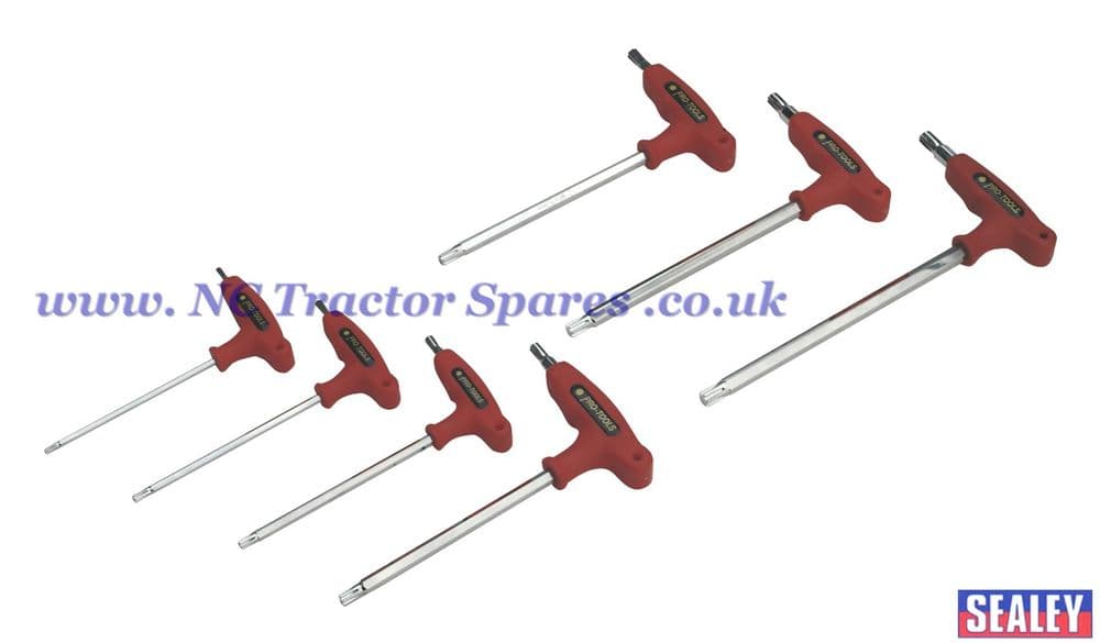 Ribe Key Set 7pc T-Handle Fully Polished