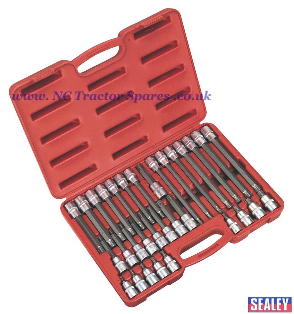 Ribe Socket Bit Set 32pc 1/2"Sq Drive