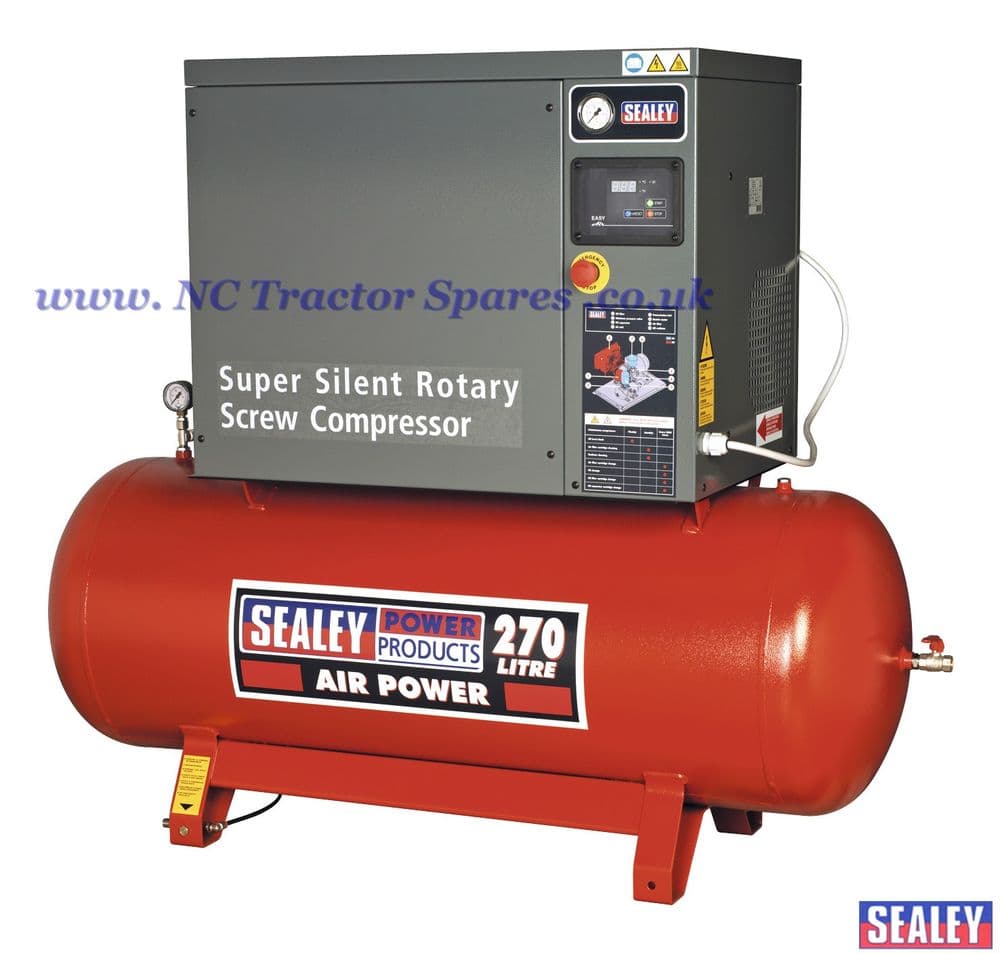 Screw Compressor 270ltr 10hp 3ph Low Noise
