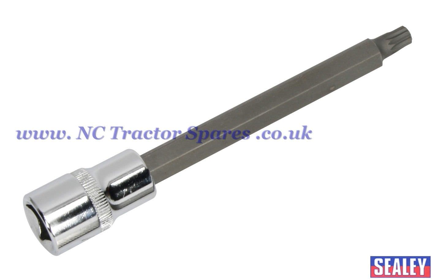 Spline Cylinder Head Bolt Socket Bit M10 x 140mm 1/2"Sq Drive