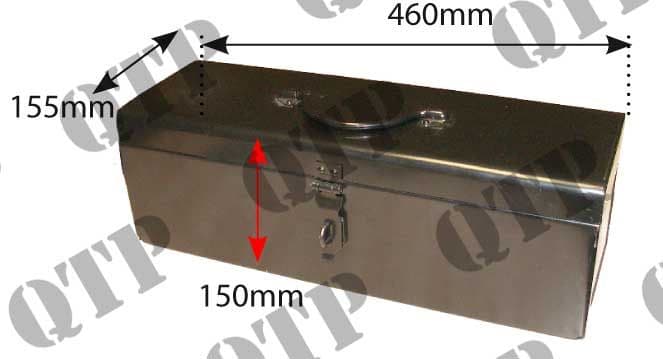 Tool Box Black Massey Ferguson