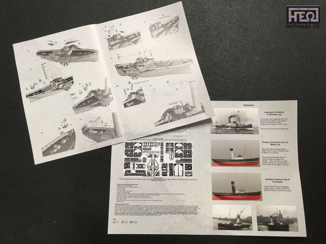 1/144th Eppleton Hall Paddle Tug 1914