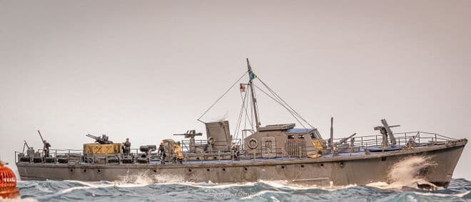 1/144th scale Fairmile B Sub Hunter