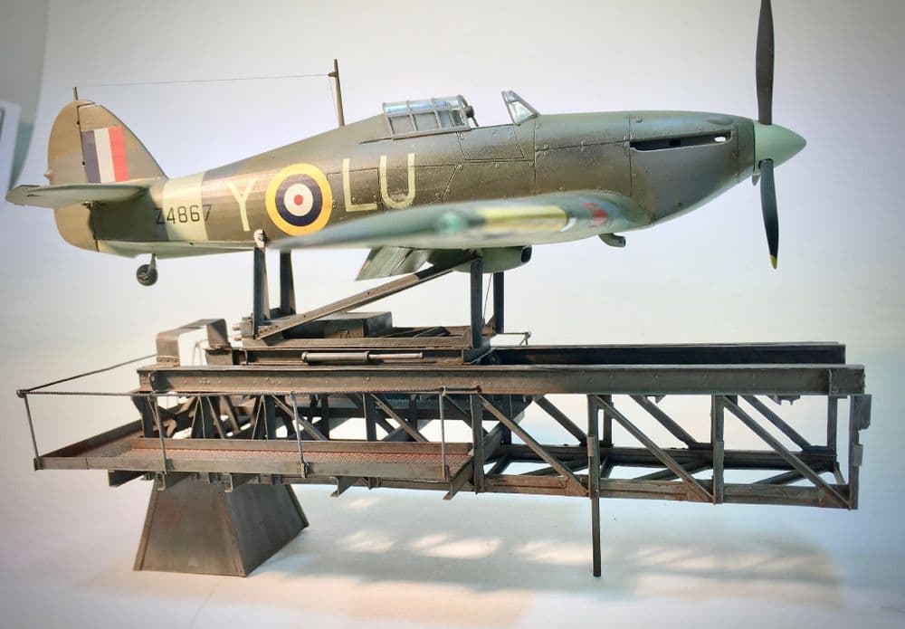 CAM Ship Hurricat Catapult Section 1/48th scale