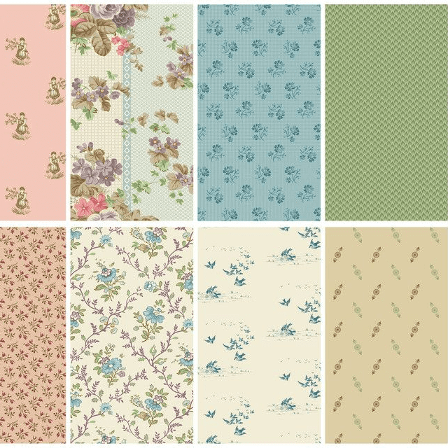 9470 - Ayla - Max & Louise - Calico Floral on Cream - 1726 L - Cotton ...