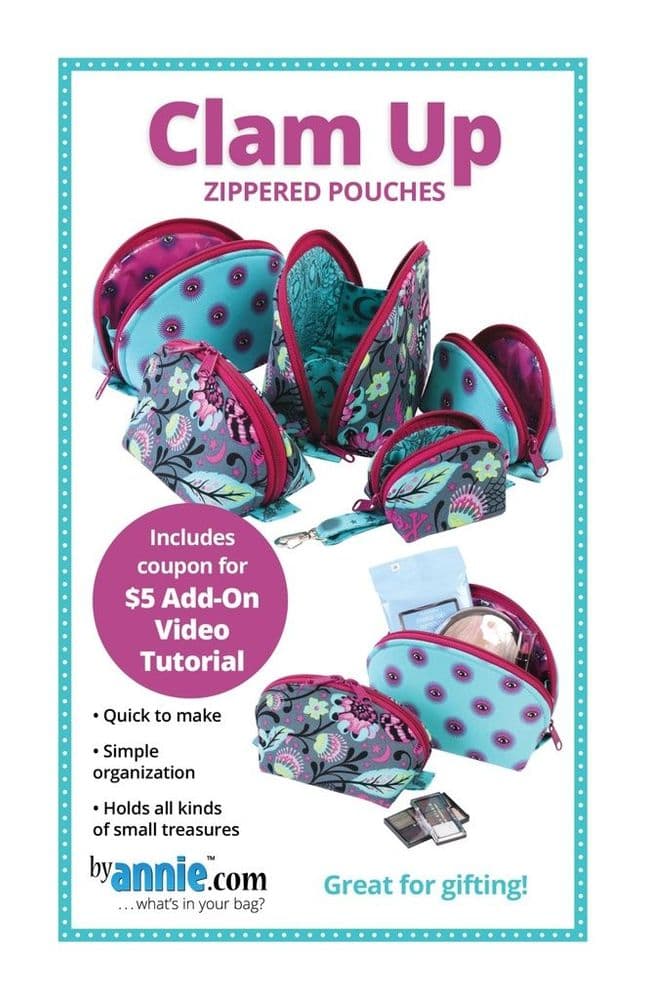 Clam it Up - Bag Sewing Pattern - byAnnie com - PBA275