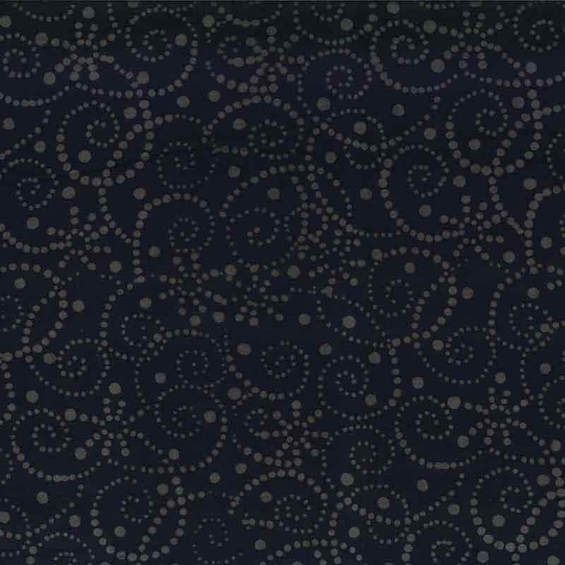 CW-Z016 - Moonlight Batik Pointillist Scroll - Wilmington 22264 999 ...
