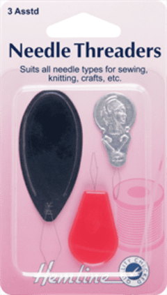 Hemline Needle Threader - 3 pack