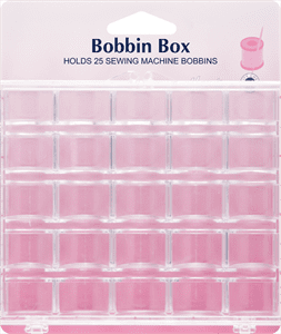 Hemline Plastic Bobbin Box H160