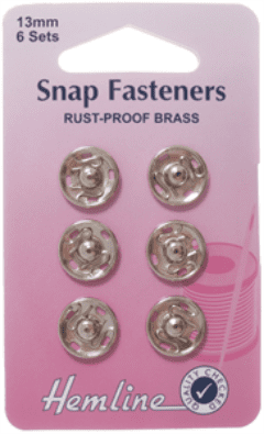 Hemline Snap Fasteners - 13mm