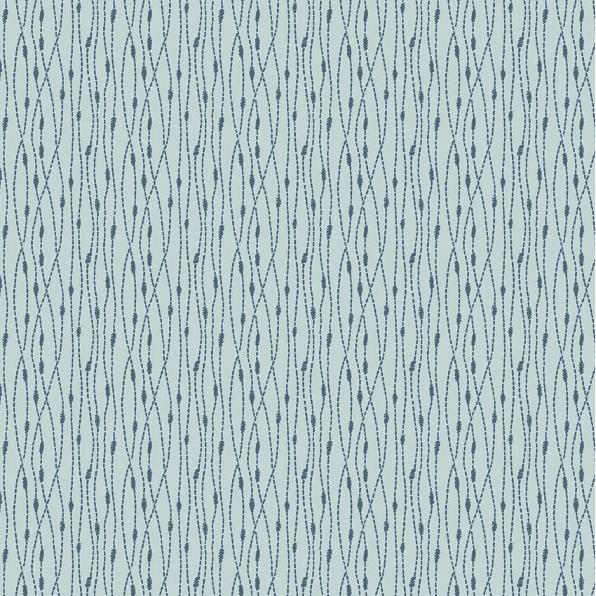 Lewis & Irene - Hajime - 9020 - Light Blue Stitch Stripe - SH11 ...