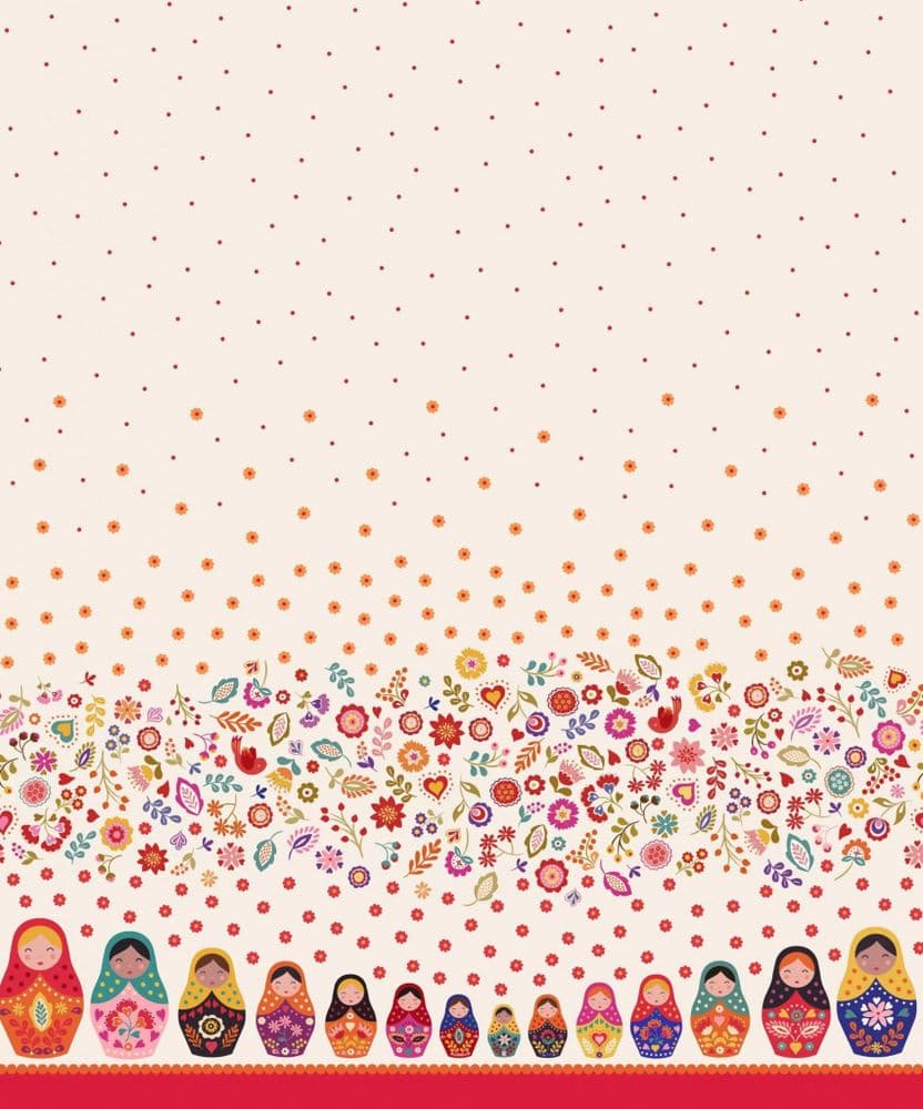 Little Matryoshka - 7977 - Little Matryoshka Double Edge Border - A571 ...