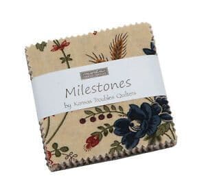 Milestones - Moda Mini Charm Pack UK by Kansas Troubles Quilters for ...