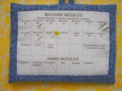 Needle Organiser Kit to sew into a Needle Cushion
