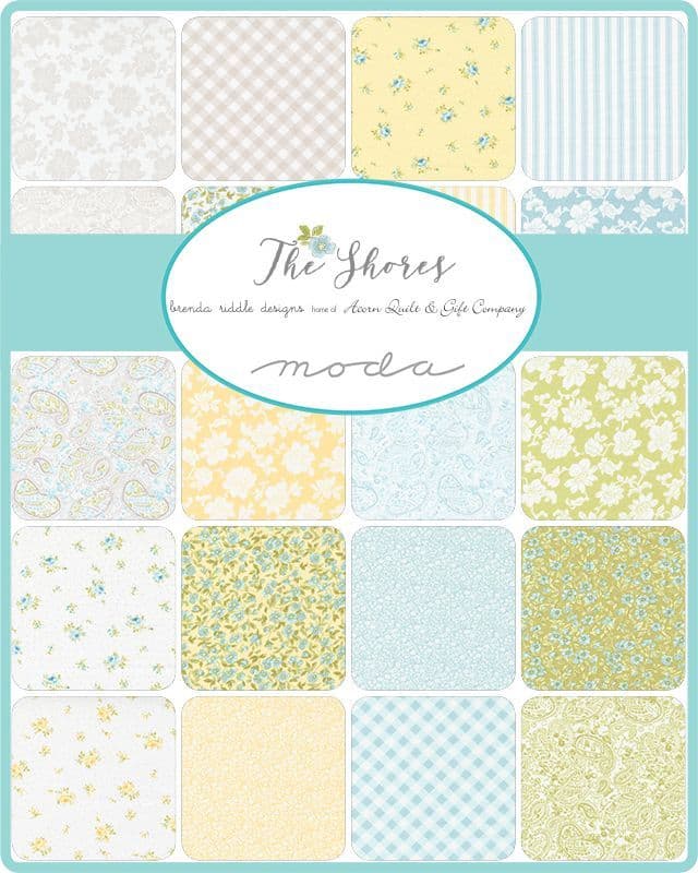 The Shores - Layer Cake by Brenda Riddle for Moda Fabrics UK