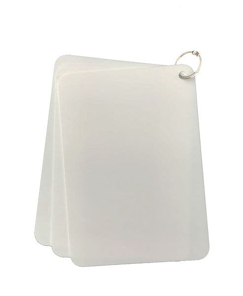 A5 Blank Battle Slate Cards X 3