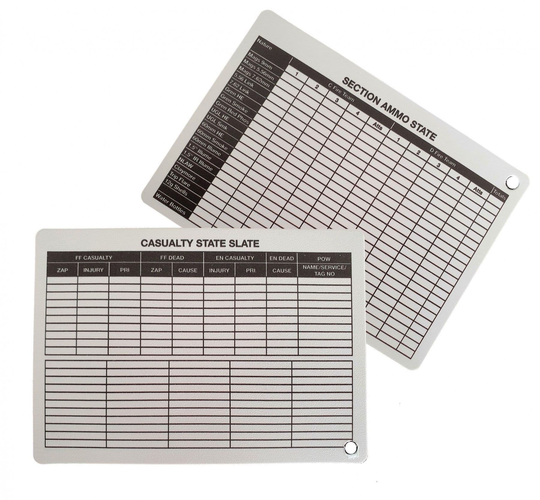 Ammo/Casualty Battle Slate Card