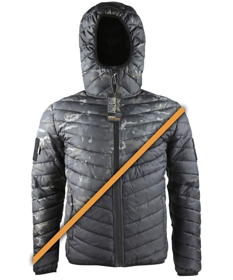 British Terrain Pattern Black Xenon Jacket