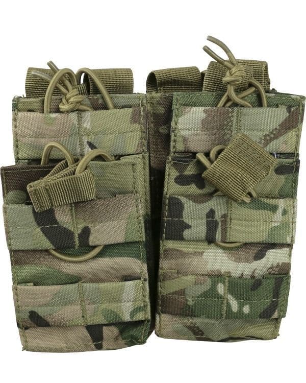 British Terrain Pattern Double Duo Mag Open Top Pouch