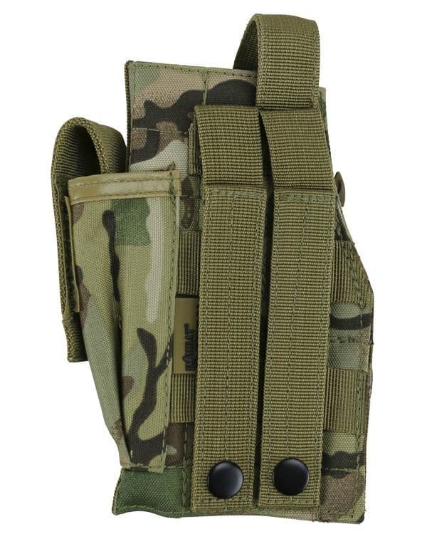 British Terrain Pattern Molle Gun Holster With Mag Pouch