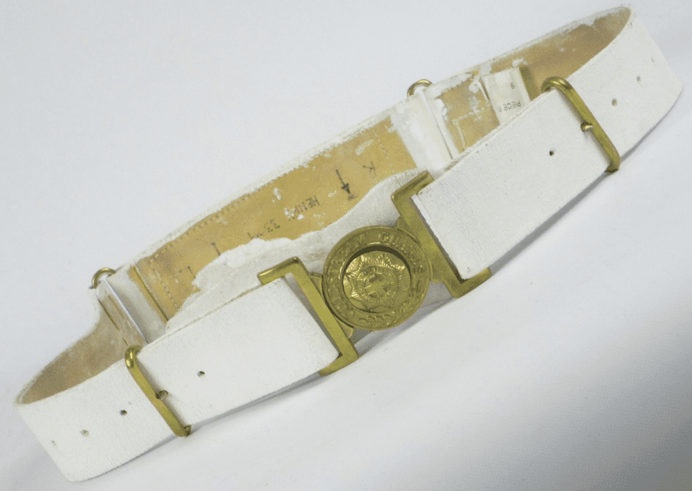 Coldstream Guards White Leather Ceremonial Belt
