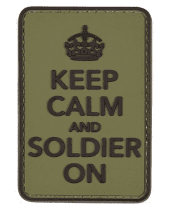 Keep Calm And Soldier On Patch