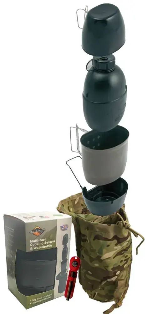 Multi-Fuel Cooking System 5 Piece Set Multicam