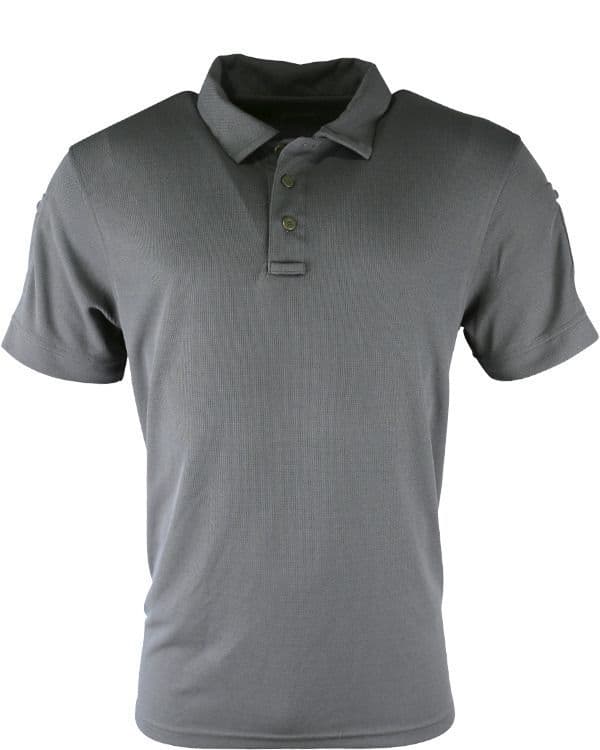 Tactical Polo Shirt - Gun Metal Grey