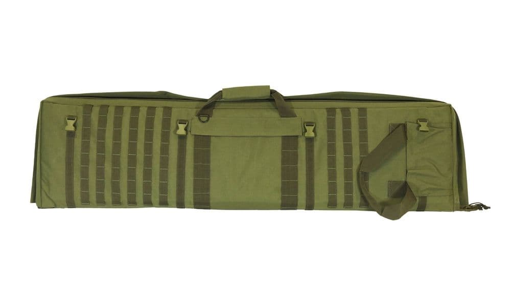 ELLTECH DUO 51" 600D Shooting Mat Case Combo Tactical Rifle Gun Case Green