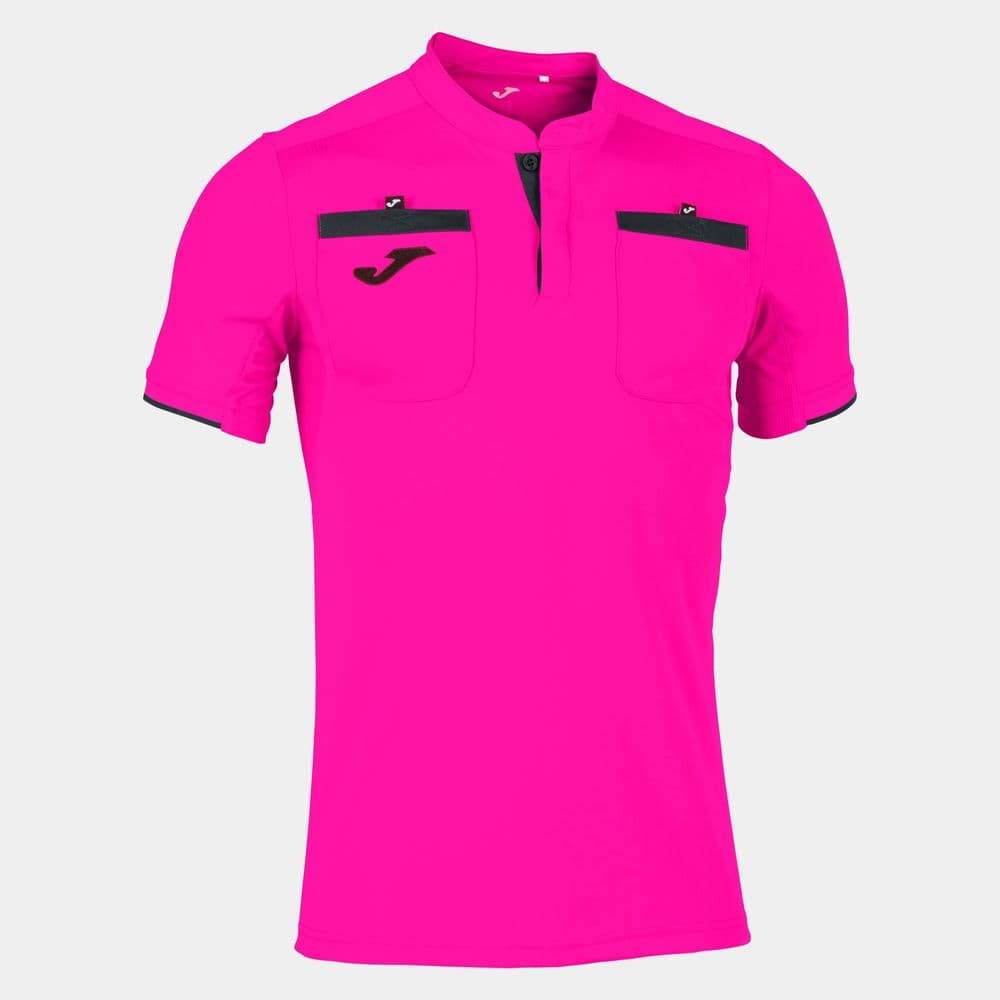 RESPECT II REFEREE SHIRT - Fluo Pink/Black