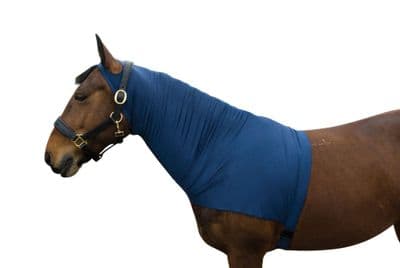 The Rhinegold Satin Lycra Stretch Neck Cover is a full neck cover with ...